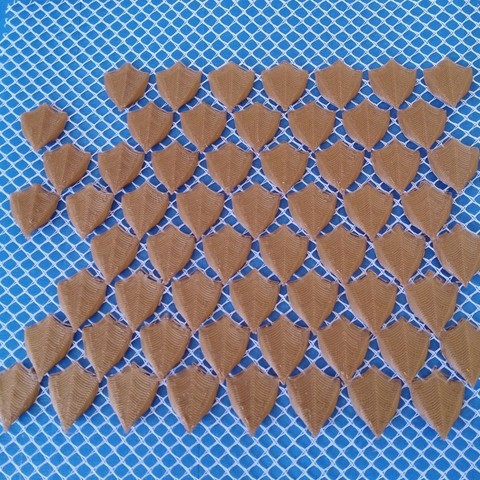 Download free STL file dragon scales • 3D printing model ・ Cults