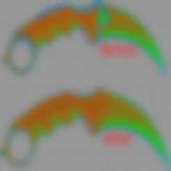 Download free STL file Karambit stl Fixed and easy print version • 3D print template ・ Cults