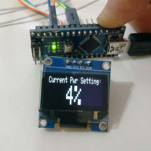 Download free STL file K40 Laser Control Panel with OLED Display Fixed ...