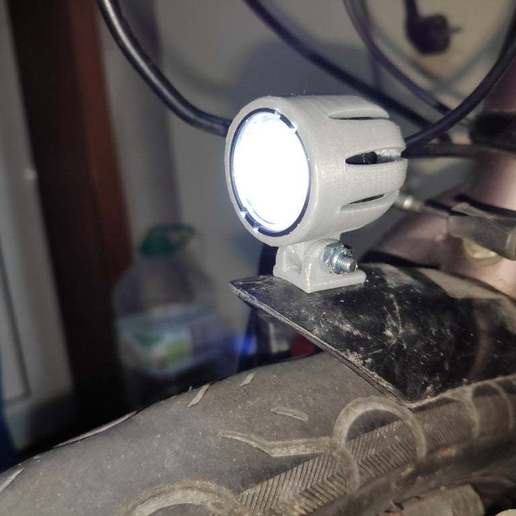 Download free STL file Bicycle / bike 3w LED Headlight Mount • Design ...