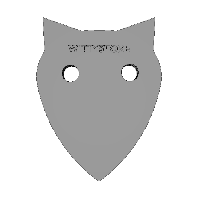 STL file Guitar Pick Owl N1・3D print model to download・Cults