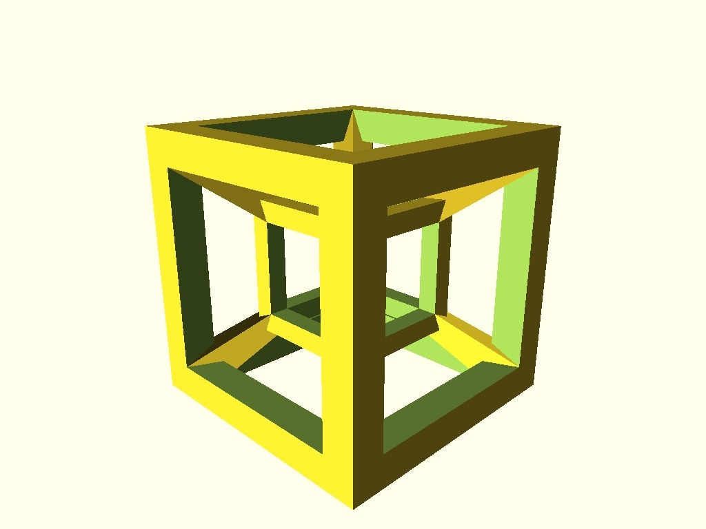 Free 3D file Parametric_Hypercube_Fixed・3D printing model to download・Cults