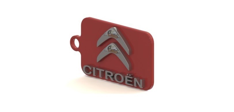 Download STL file Citroen key ring • Design to 3D print ・ Cults