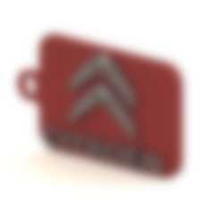 Download STL file Citroen key ring • Design to 3D print ・ Cults
