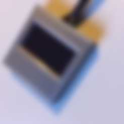 Download 3D printer model OLED Display bezel ・ Cults