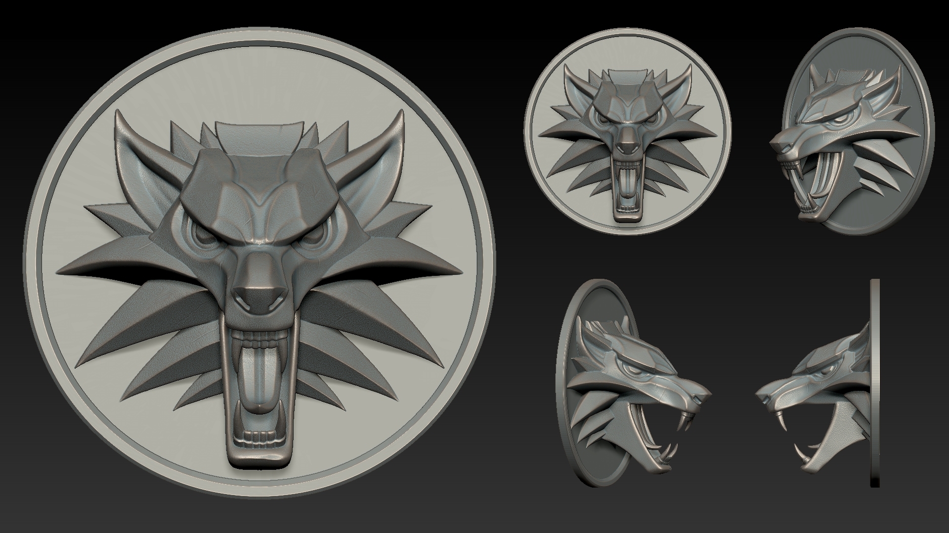 STL file Wolf Head・3D printable model to download・Cults