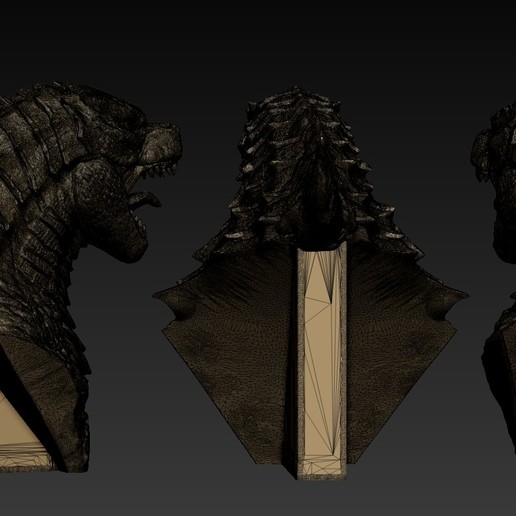 Download OBJ file Godzilar Head • 3D print template ・ Cults