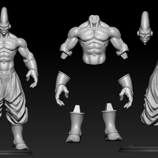 Download OBJ file Super Buu • Object to 3D print ・ Cults