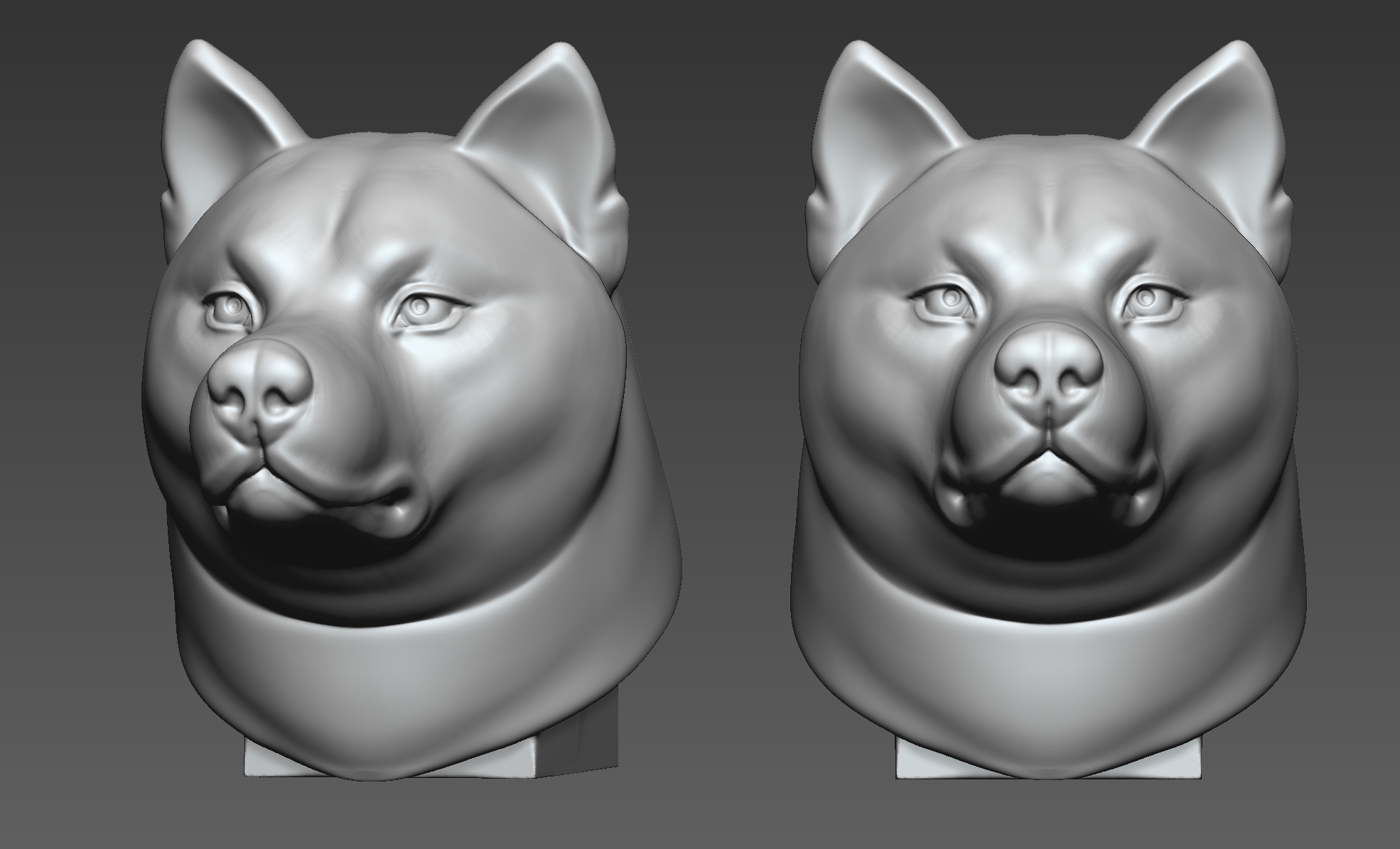 STL file Shiba Inu・3D printable design to download・Cults