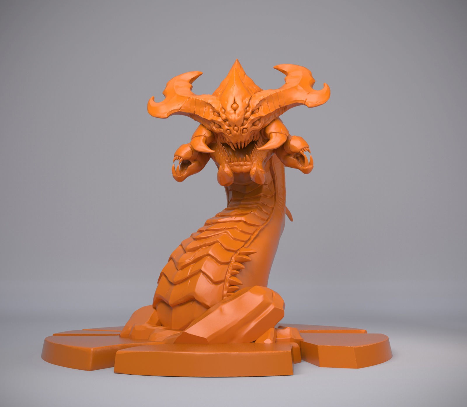 STL file Baron nashor (LOL) 🎨・3D printable model to download・Cults