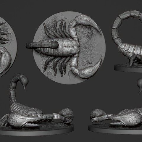 Download OBJ file Scorpion 3D Print Model • 3D printing model ・ Cults