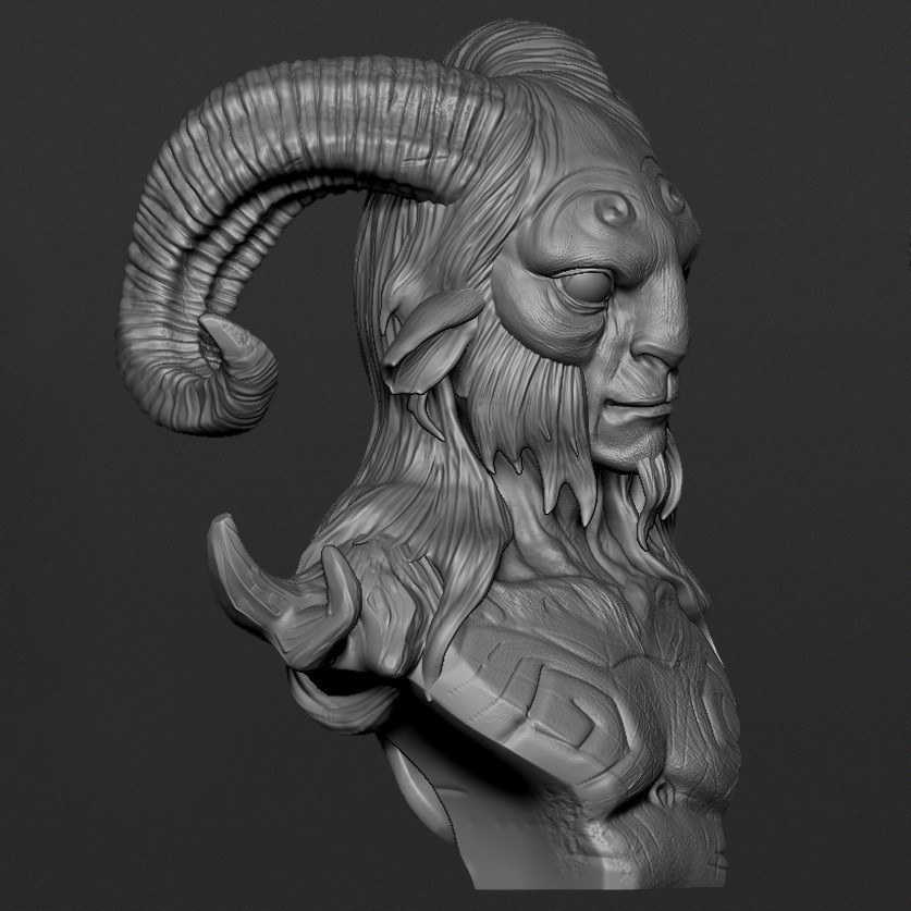 STL file Fauno (Pan's Labyrinth)・Model to download and 3D print・Cults