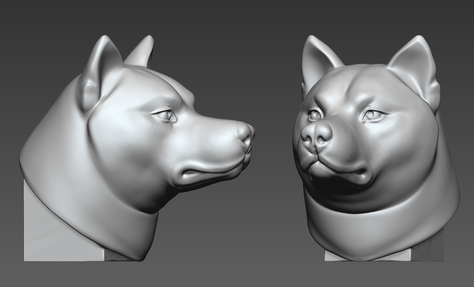 STL file Shiba Inu・3D printable design to download・Cults