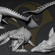 Download 3D printer templates Mosasaurus ・ Cults
