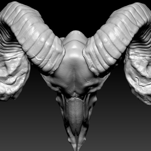 Download STL files Ram Skull ・ Cults