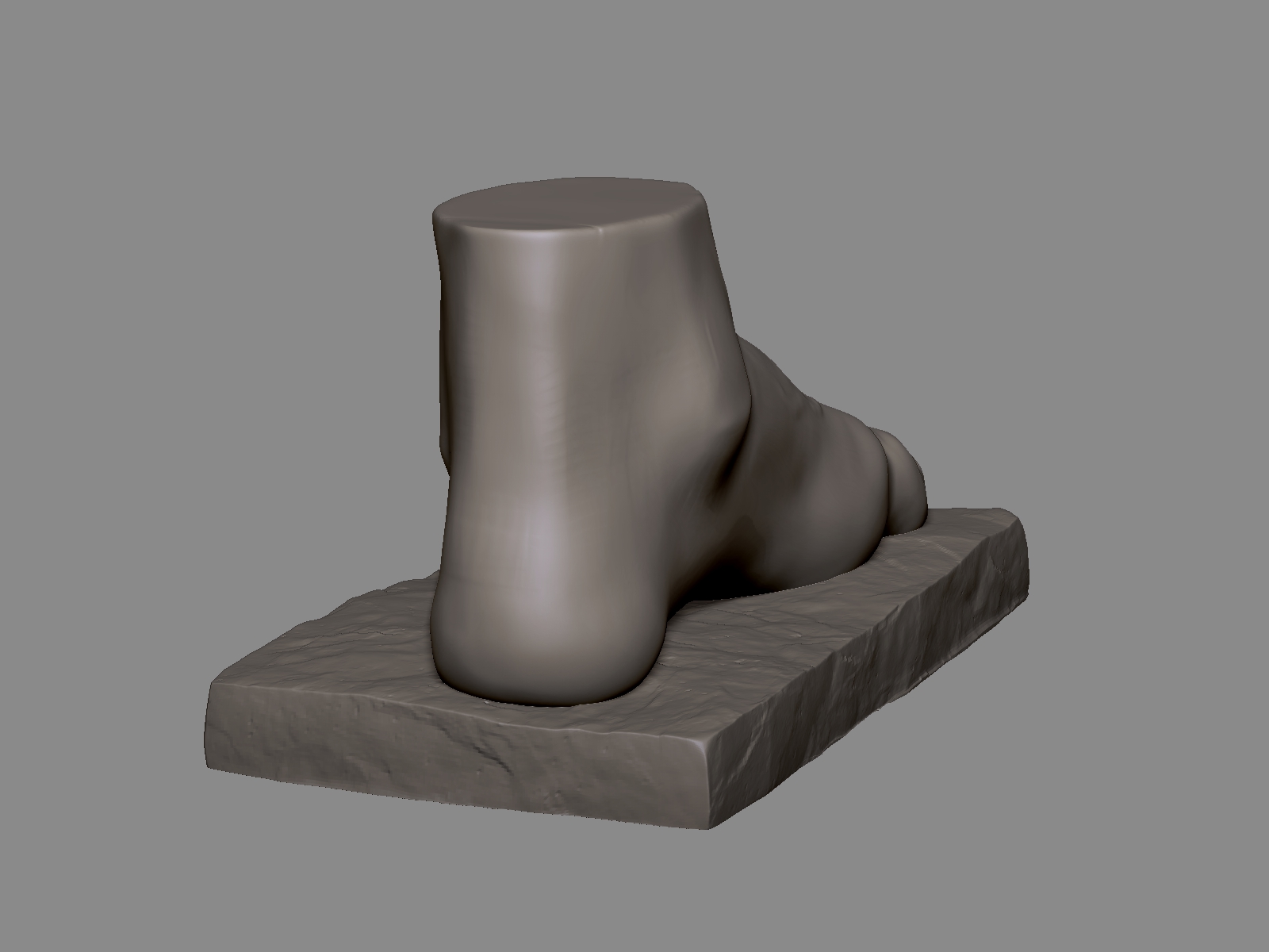 STL file Foot Sculpture 1・3D printer design to download・Cults