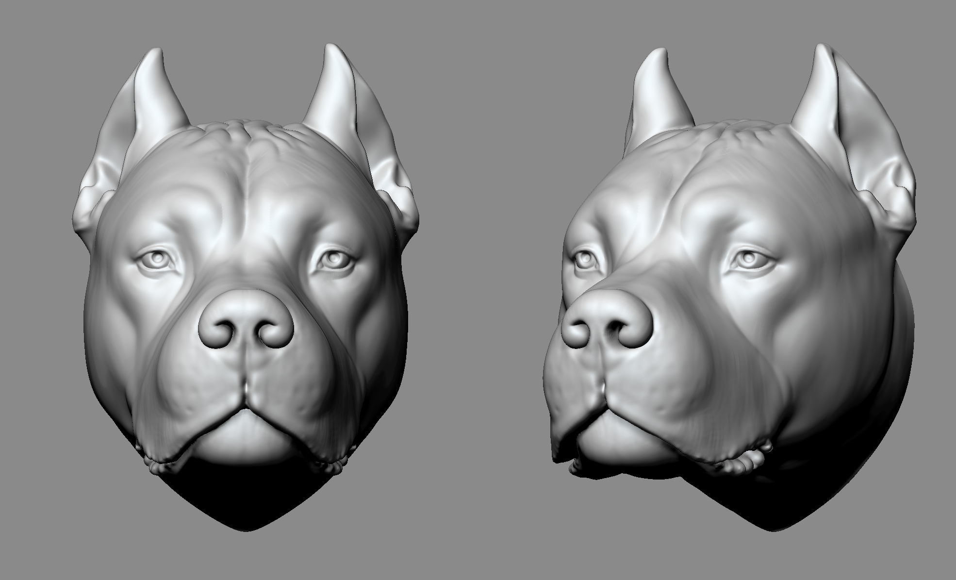 STL file Dogo Dog Head・3D printing idea to download・Cults
