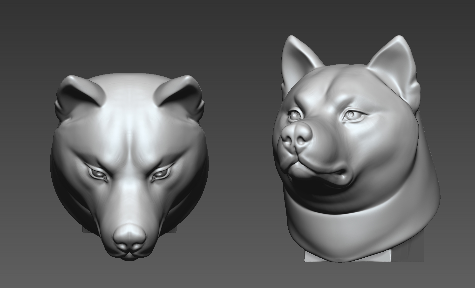 STL file Shiba Inu・3D printable design to download・Cults
