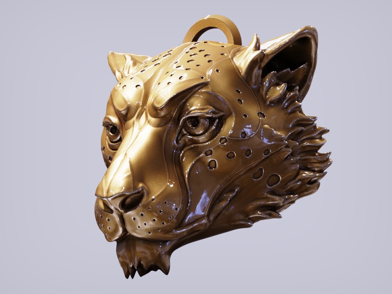 STL file Leopard Head・3D printing model to download・Cults