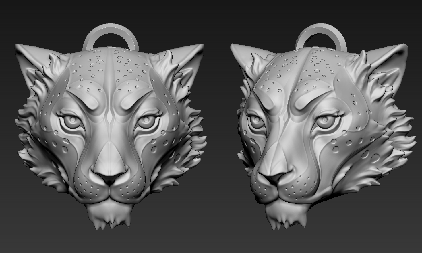 STL file Leopard Head・3D printing model to download・Cults
