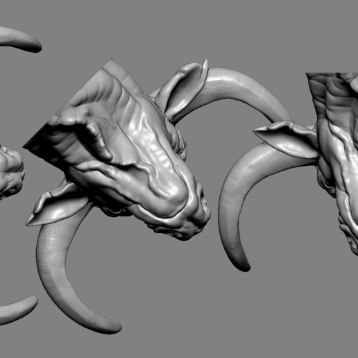 Download 3D printer model Toros Head 01 ・ Cults