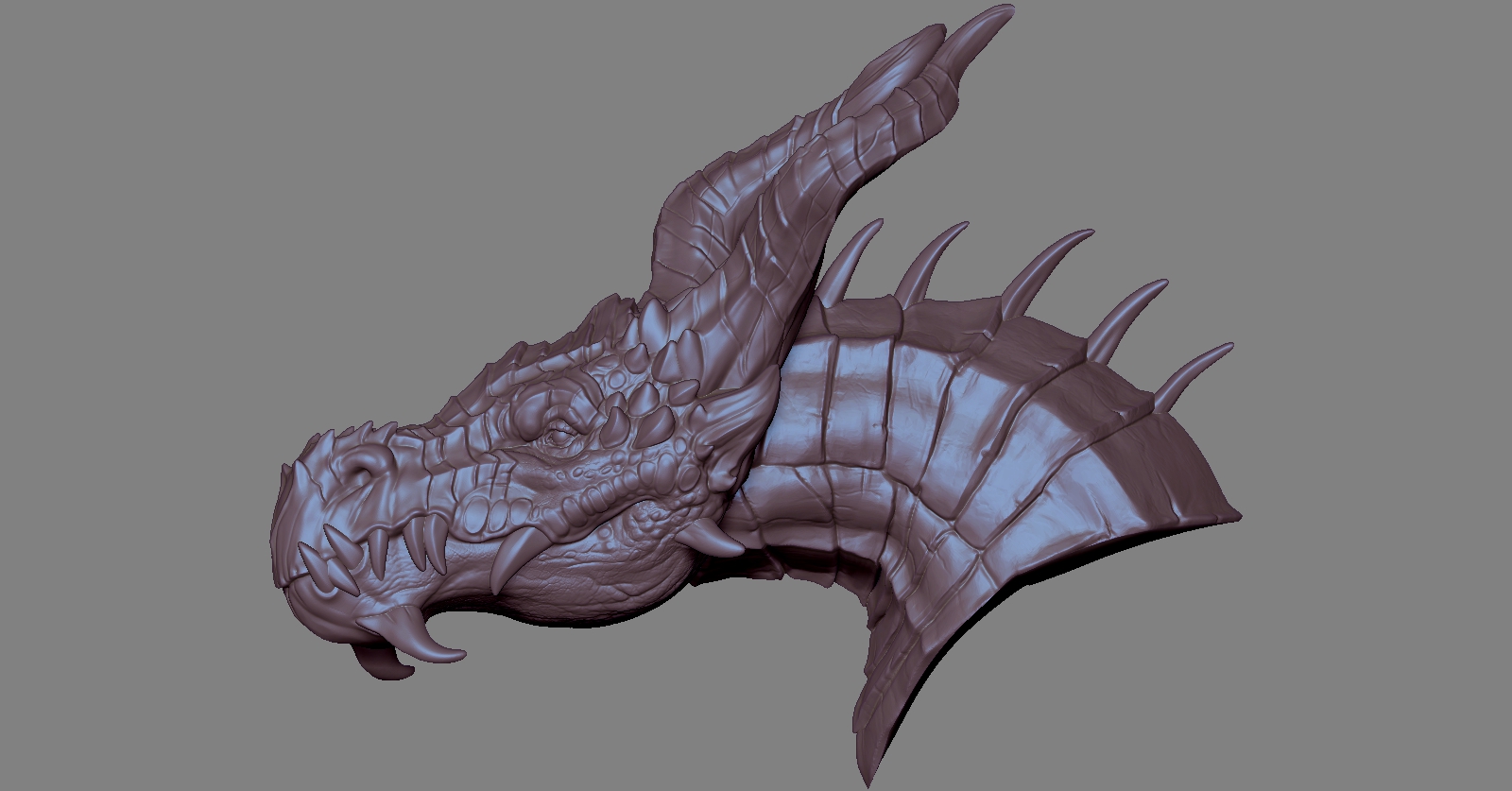 Free STL file Dragon Head 02・Model to download and 3D print・Cults