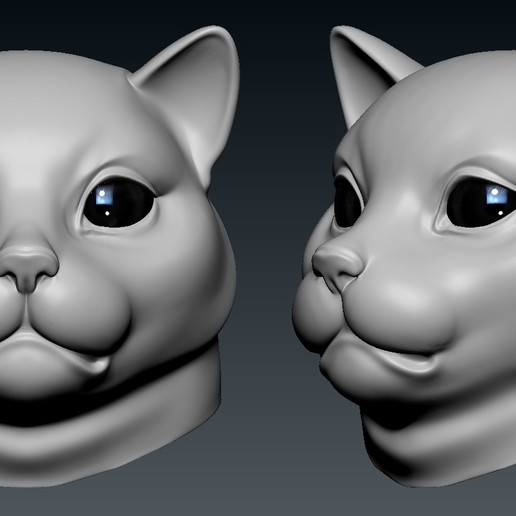 Download OBJ file Cat Fat • 3D print object ・ Cults