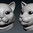 Download OBJ file Cat Fat • 3D print object ・ Cults