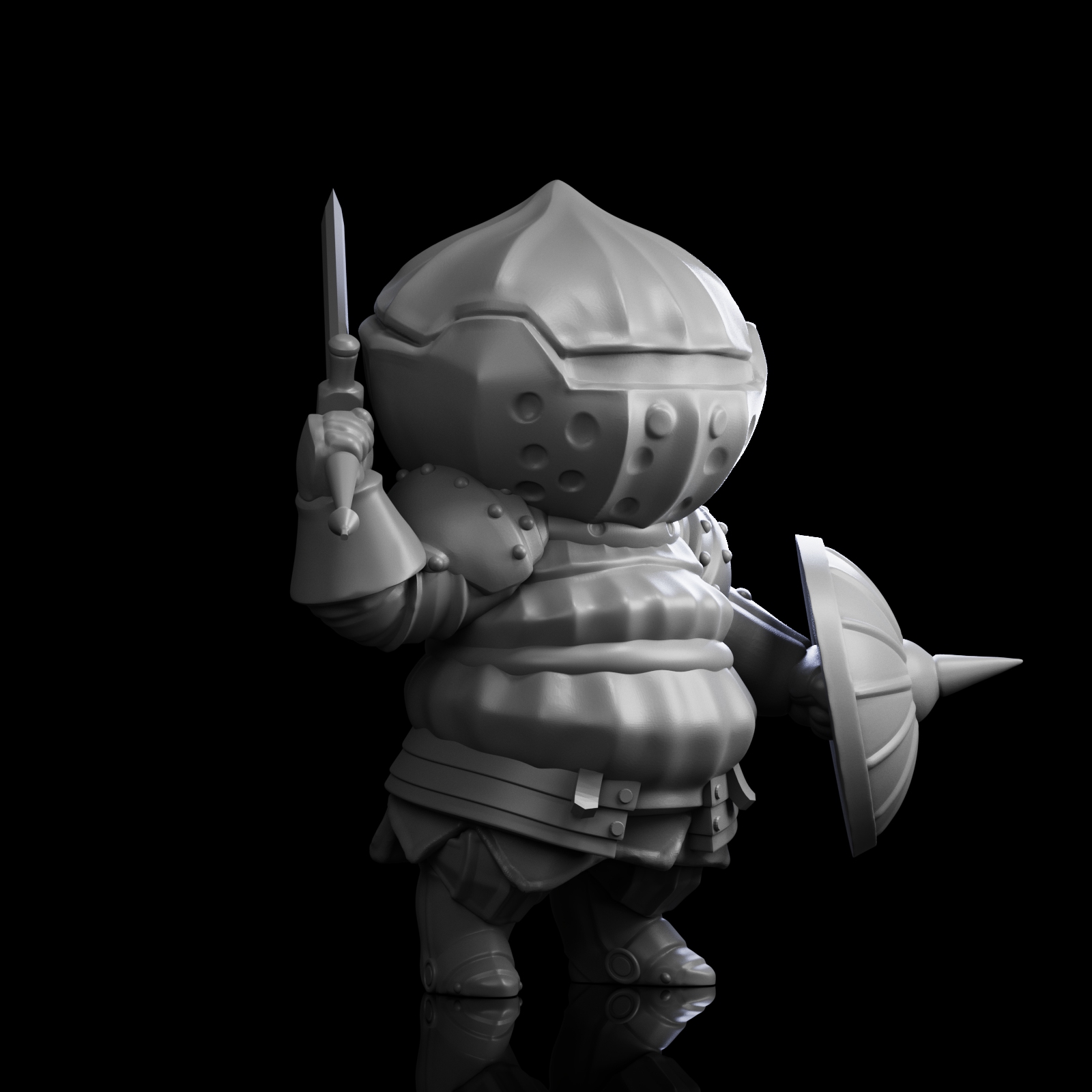 Free STL file Siegmeyer Knight 👫・Model to download and 3D print・Cults