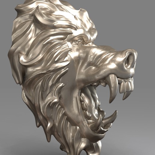 Download OBJ file Baboon Head • 3D print object ・ Cults