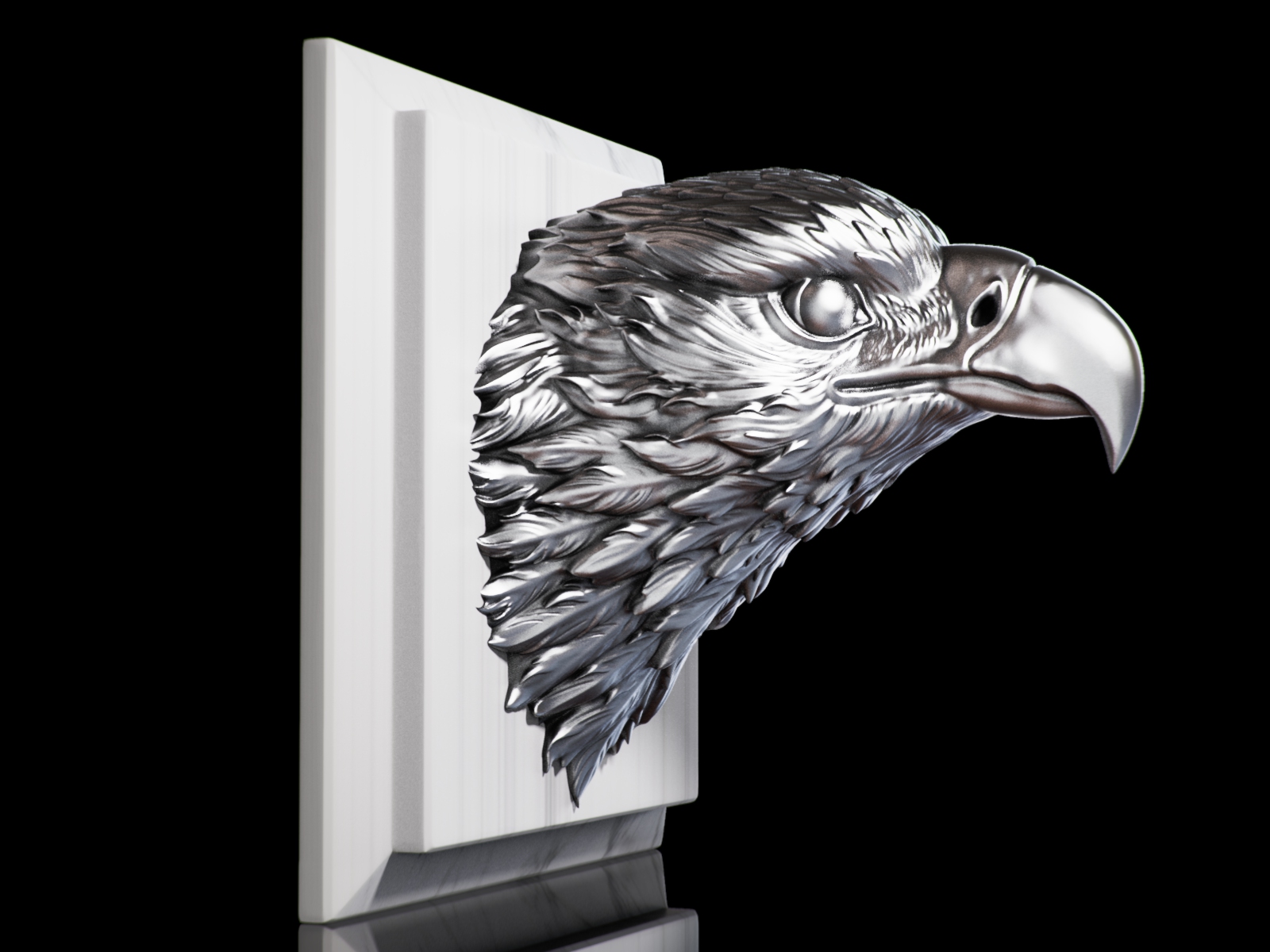 STL file Eagle Golden Head 🦅・3D printing model to download・Cults