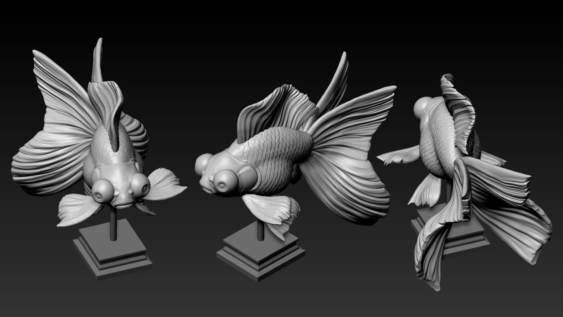 Free STL file GoldFish・3D printing template to download・Cults