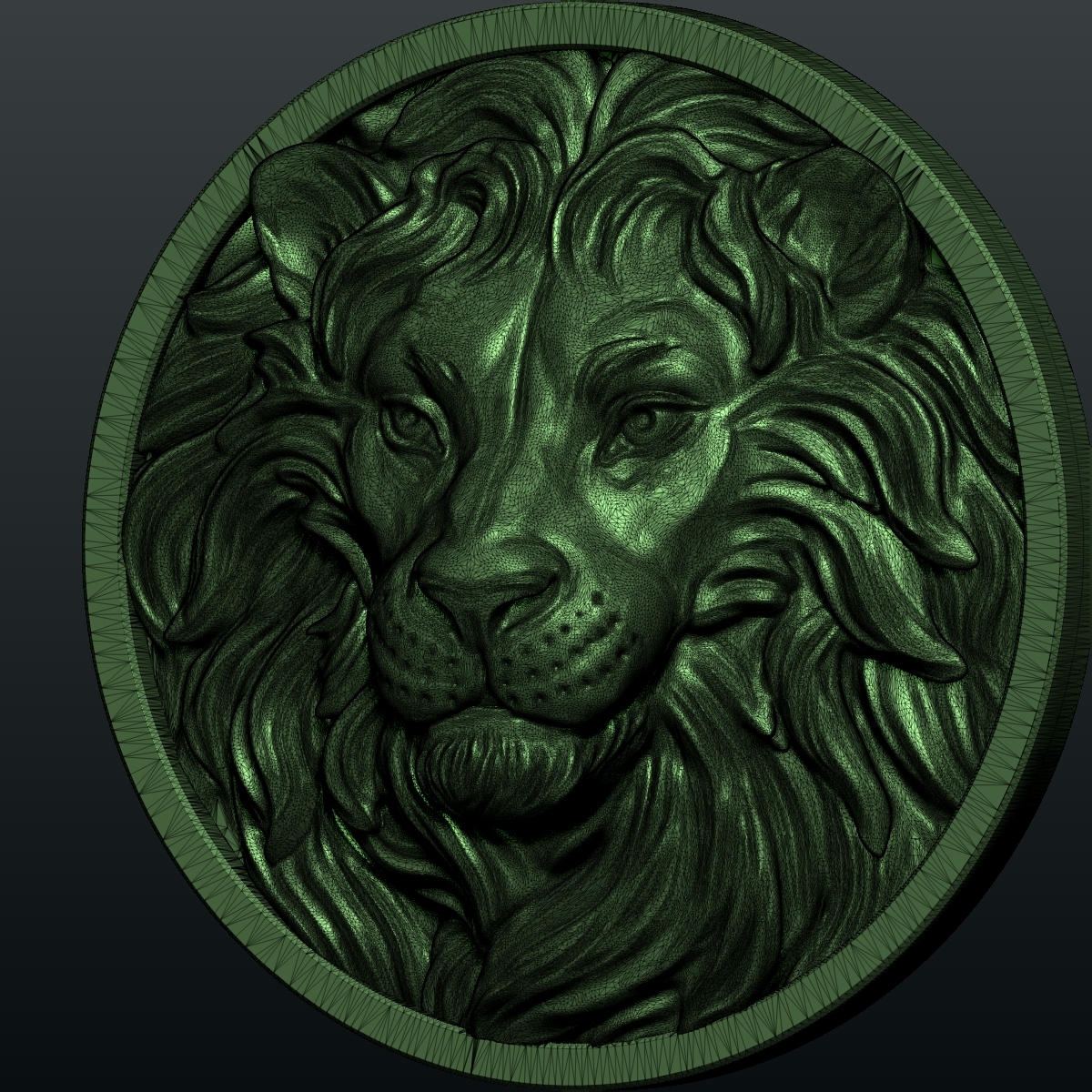 STL file Lion Coin 🦁・3D print object to download・Cults