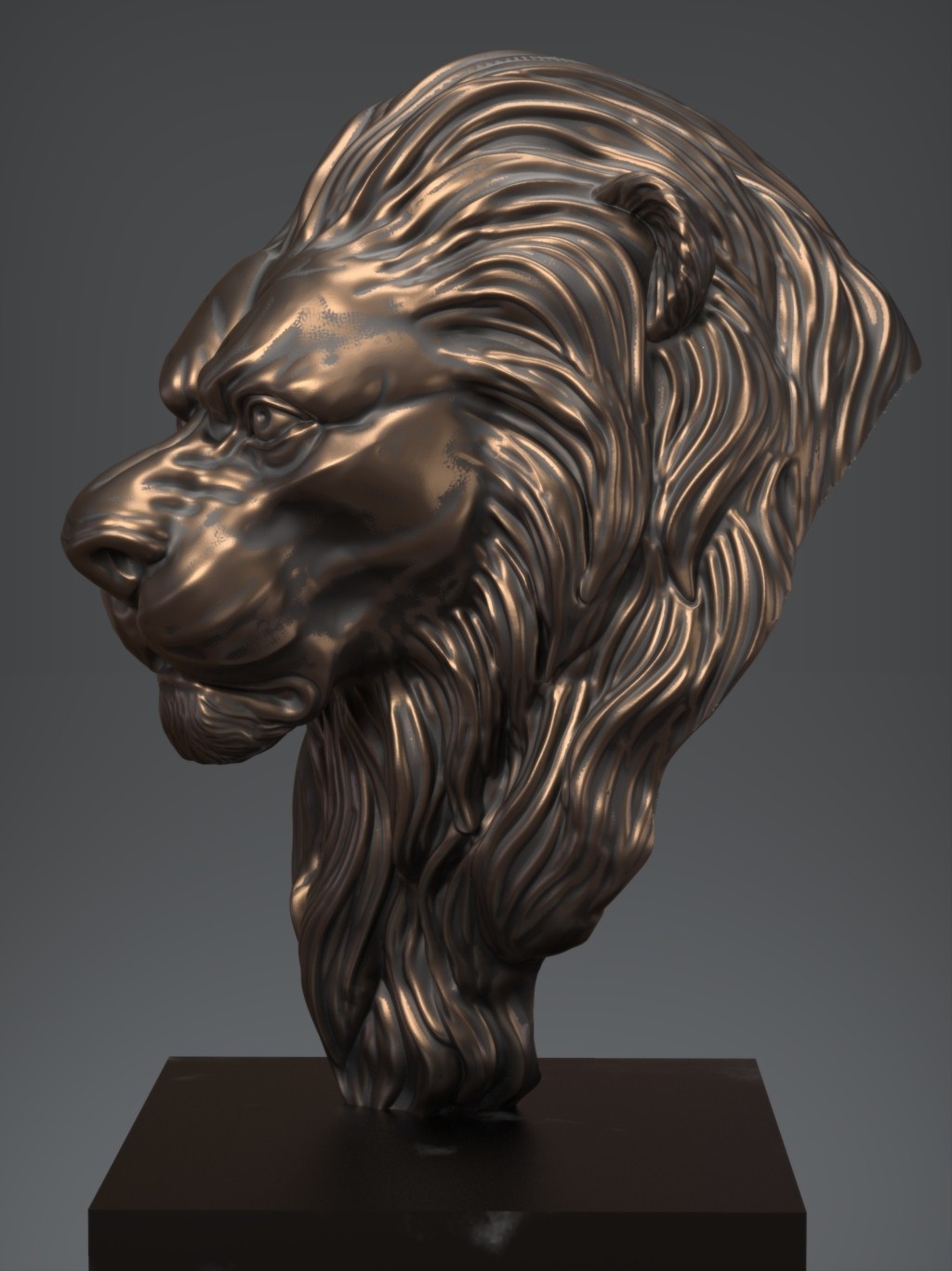 Free STL file Lion 🦁・3D print design to download・Cults
