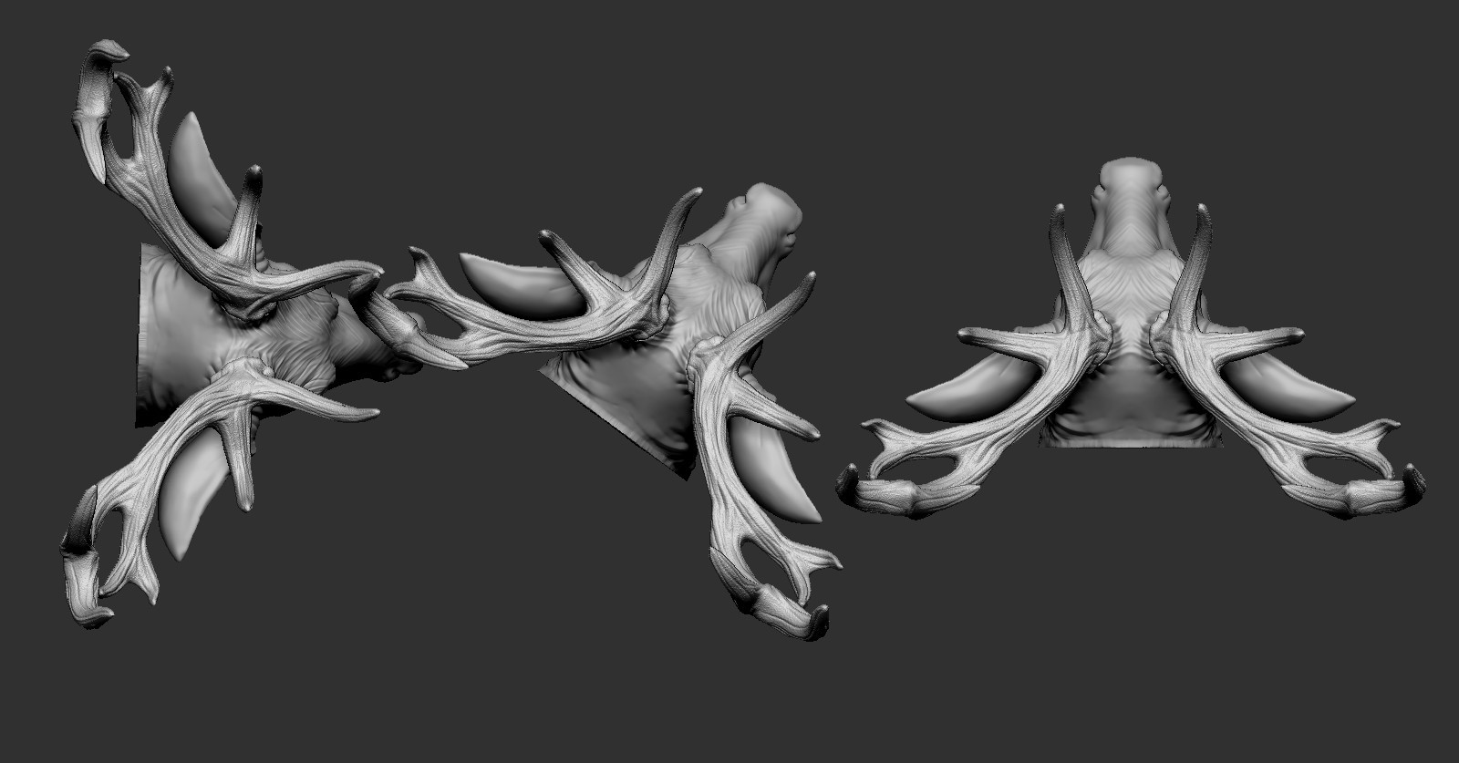 STL file Deer head・3D printing design to download・Cults