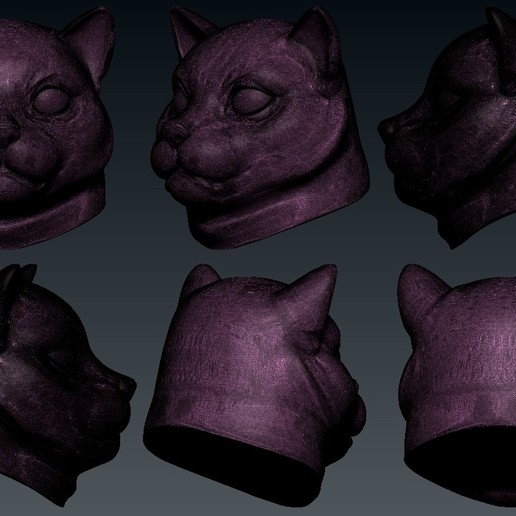 Download OBJ file Cat Fat • 3D print object ・ Cults
