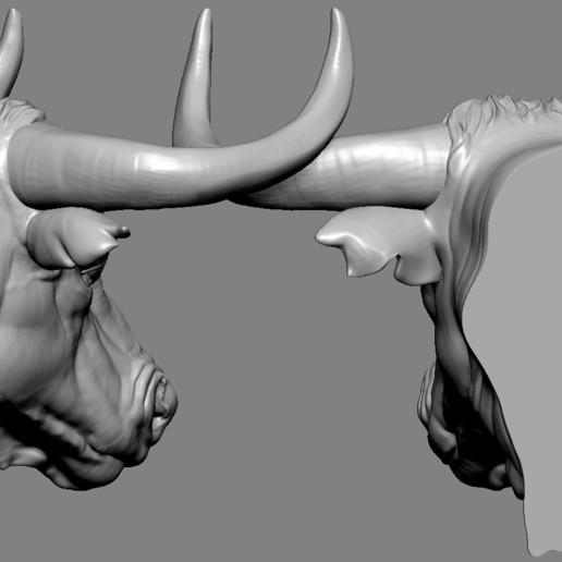 Download 3D printer model Toros Head 01 ・ Cults