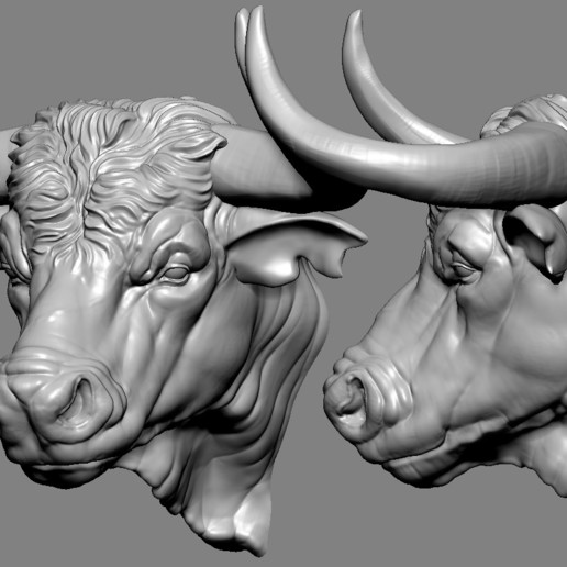 Download 3D printer model Toros Head 01 ・ Cults