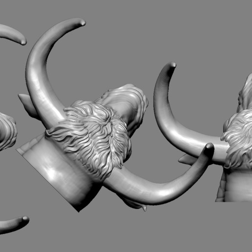 Download 3D printer model Toros Head 01 ・ Cults