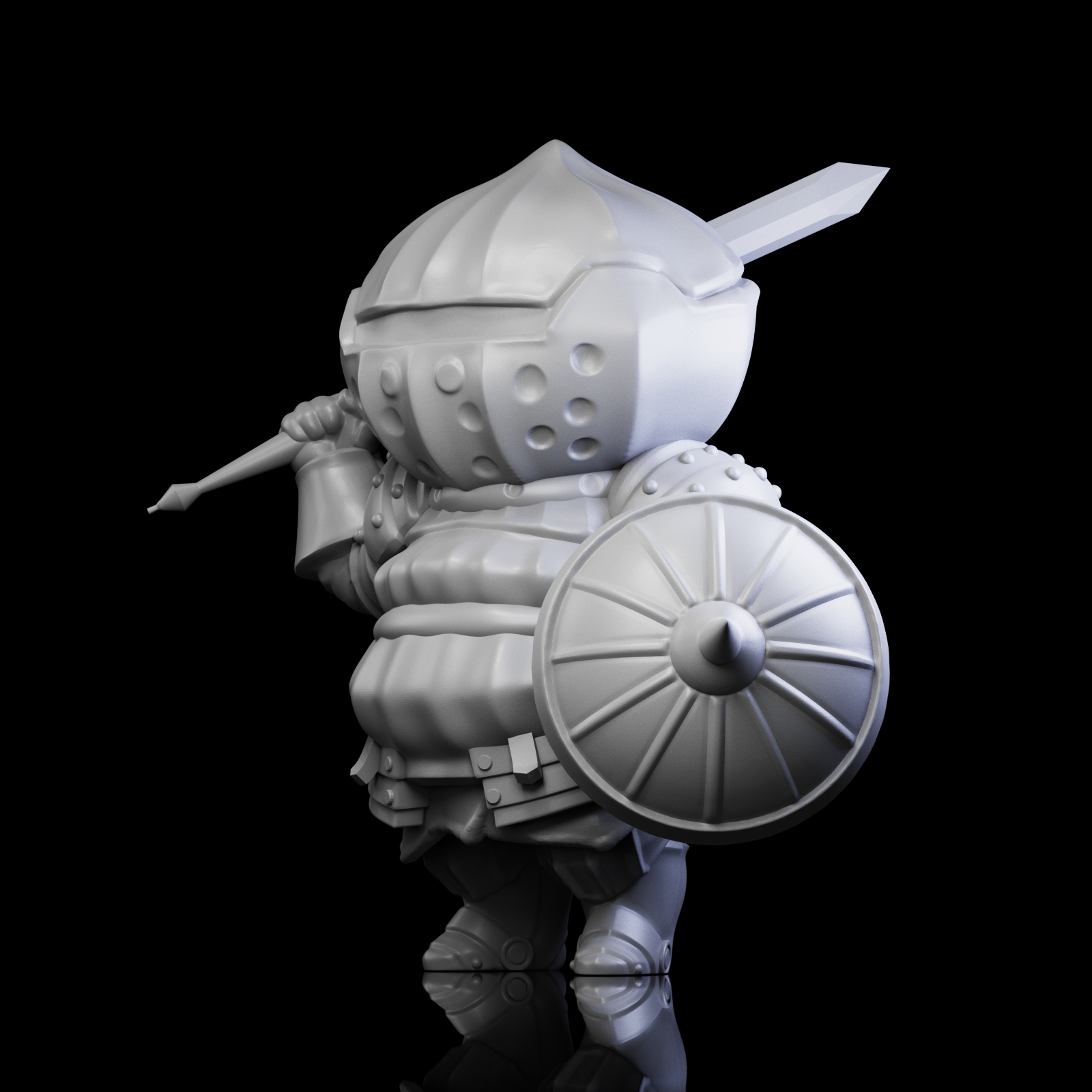 Free STL file Siegmeyer Knight 👫・Model to download and 3D print・Cults