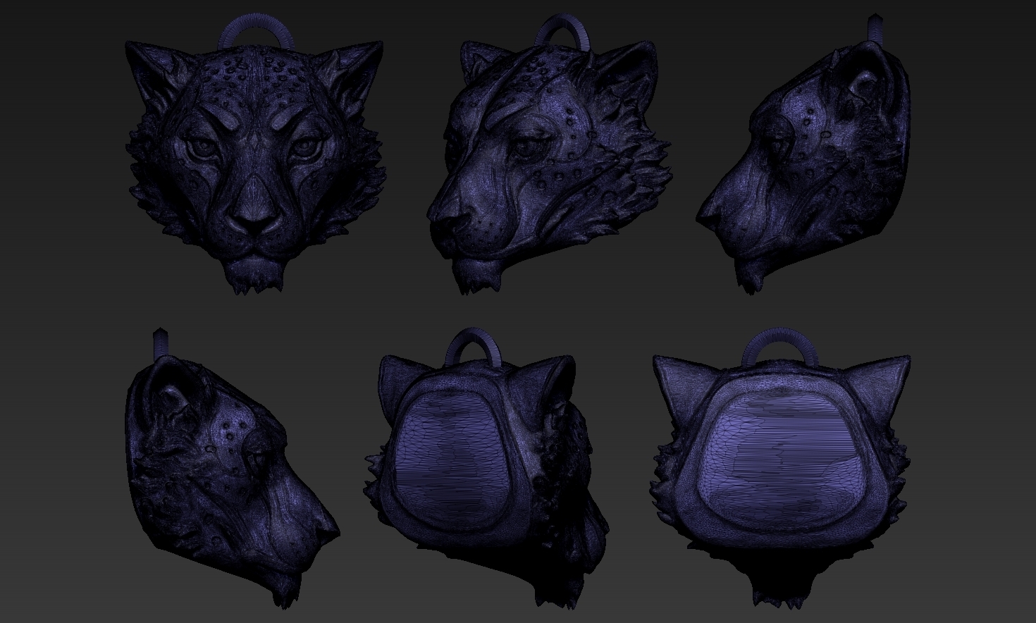 STL file Leopard Head・3D printing model to download・Cults