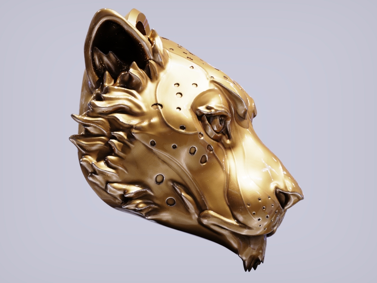 STL file Leopard Head・3D printing model to download・Cults