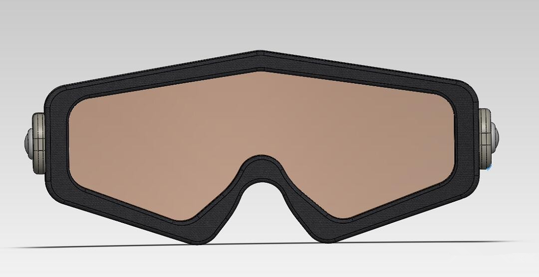 Бесплатный STL файл Assembled protective goggles・3D-печатная модель для ...