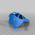 Download free STL file Reusable facial mask respirator frame cover • 3D ...