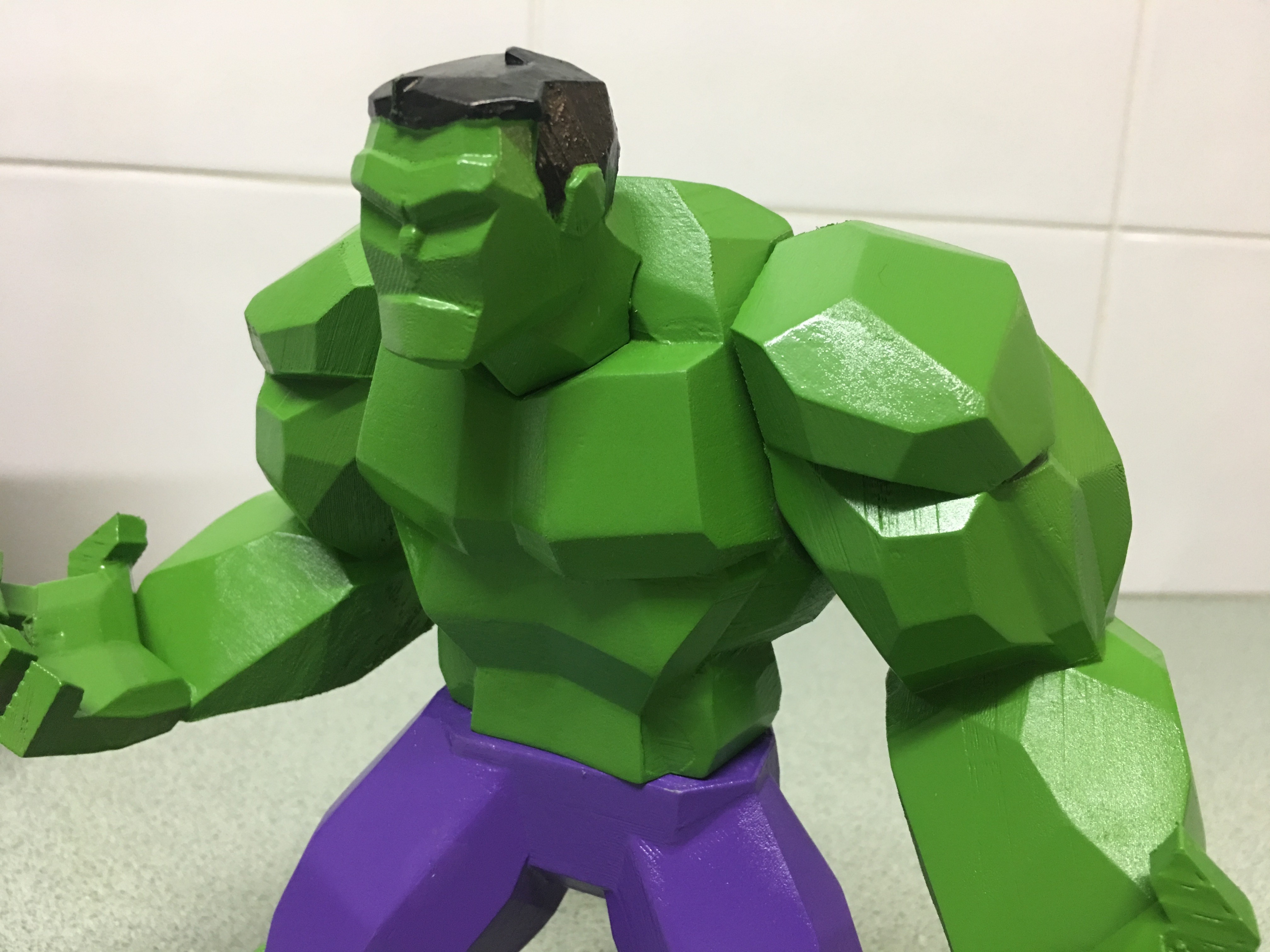 3D printable Low Poly Hulk • made with Cocoon mini・Cults