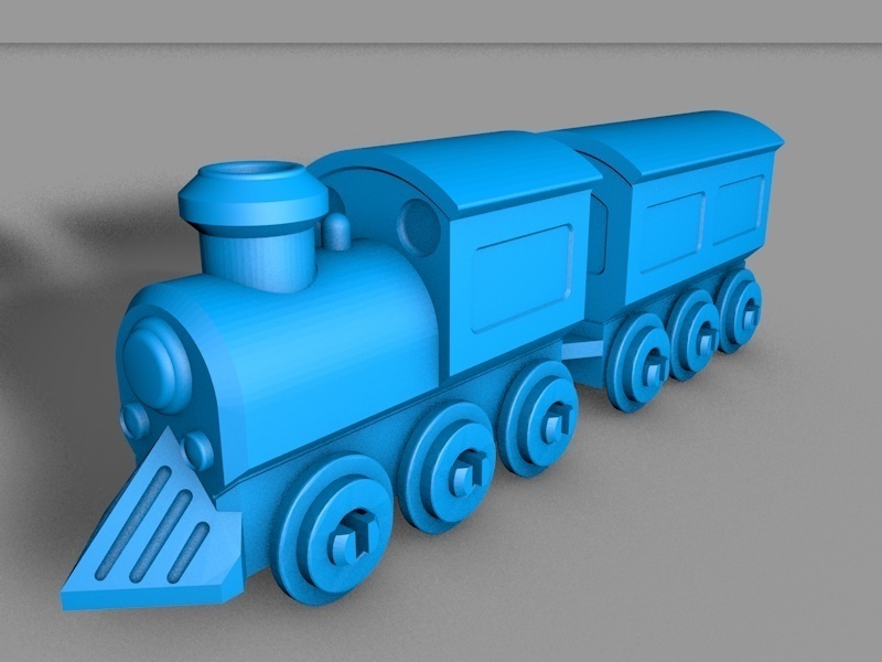 Archivo STL gratis Locomotora・Diseño por impresión en 3D para descargar ...