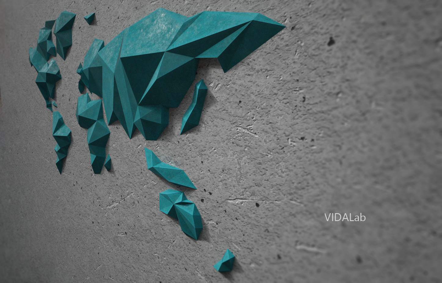 Download OBJ file 3D World map wall decoration • 3D printer model ・ Cults