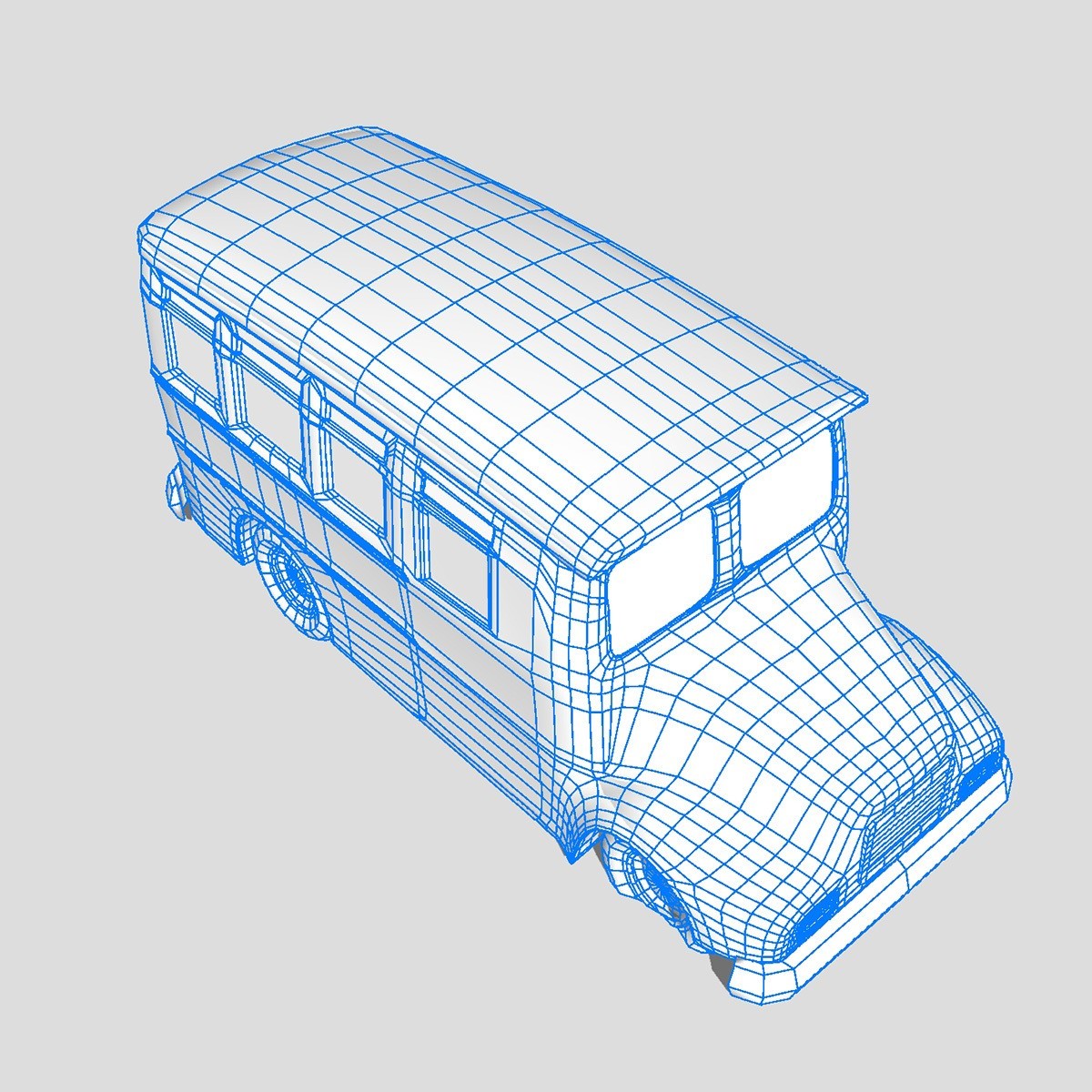 3D file School Bus・Template to download and 3D print・Cults