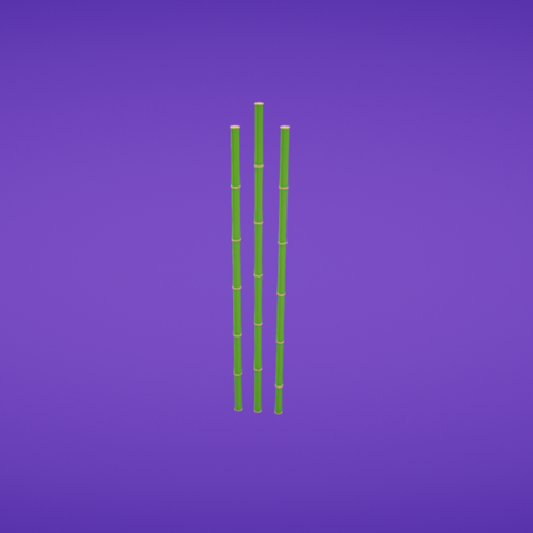 Download free OBJ file Bamboo • 3D printing template ・ Cults