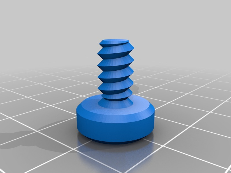 Free 3D file 1/4 inch x 10mm bolt, 5mm hex drive・3D print design to ...